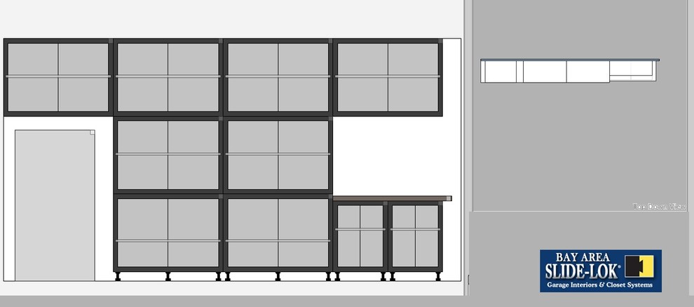 Tech Series Garage (9 feet tall storage) - Contemporain - Garage - San ...