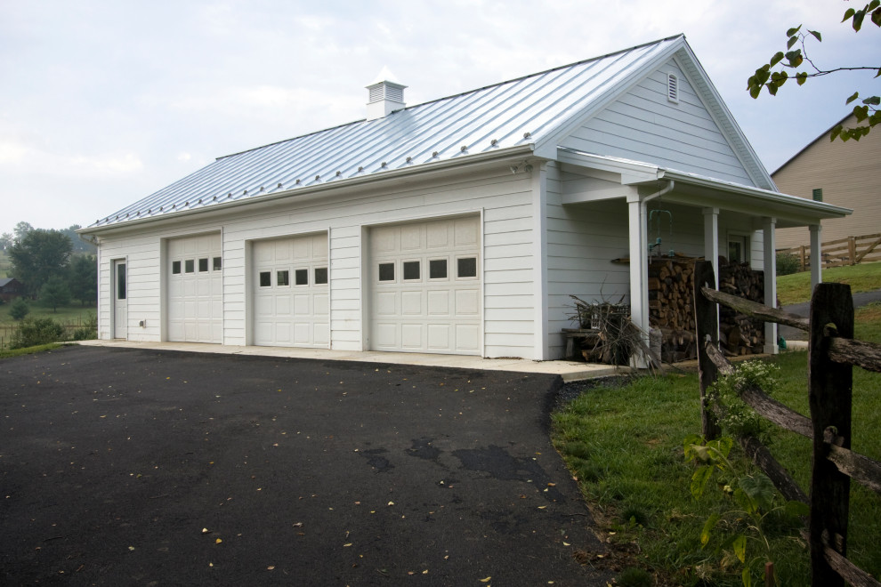 Three Bay Garage - Garage - Other - by Lineage Architects | Houzz