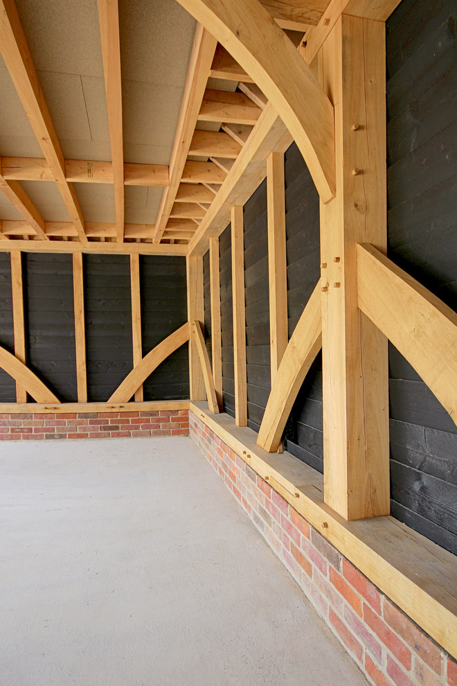 Timber Framed Garage - Contemporary - Garage - Surrey - by The Classic ...