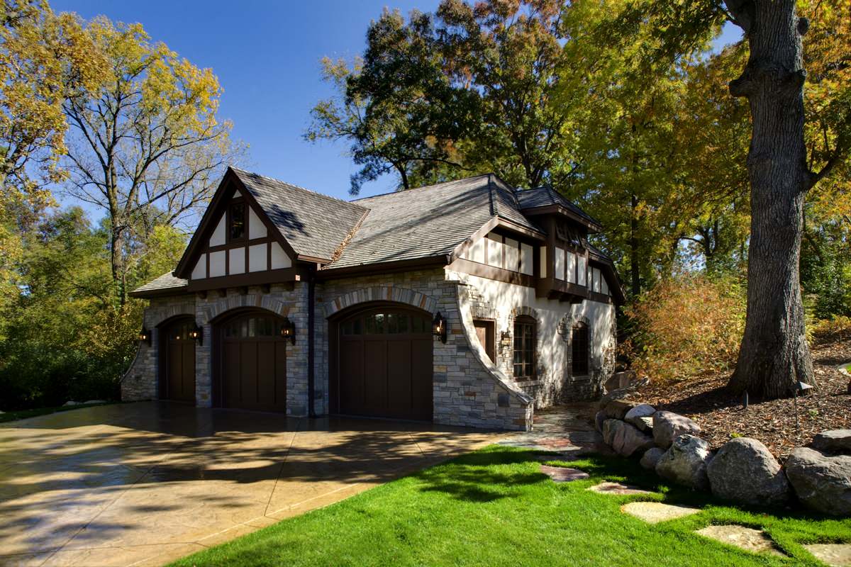 English Tudor Style Garages