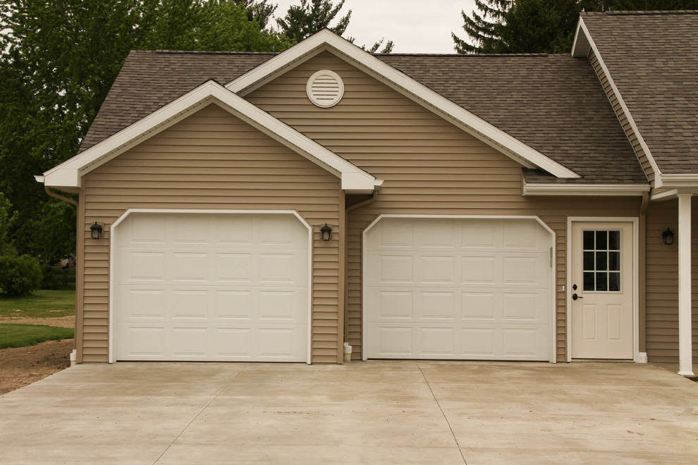 Traditional Home with Offset Garage - Traditional - Garage - Other - by ...