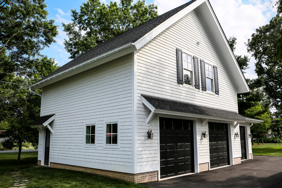 Traditional Style Waterfront Rebuild - Beach Style - Garage - Baltimore ...