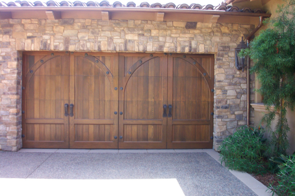 Transitional Style Garage Doors - Rustic - Garage - San Diego - by ...