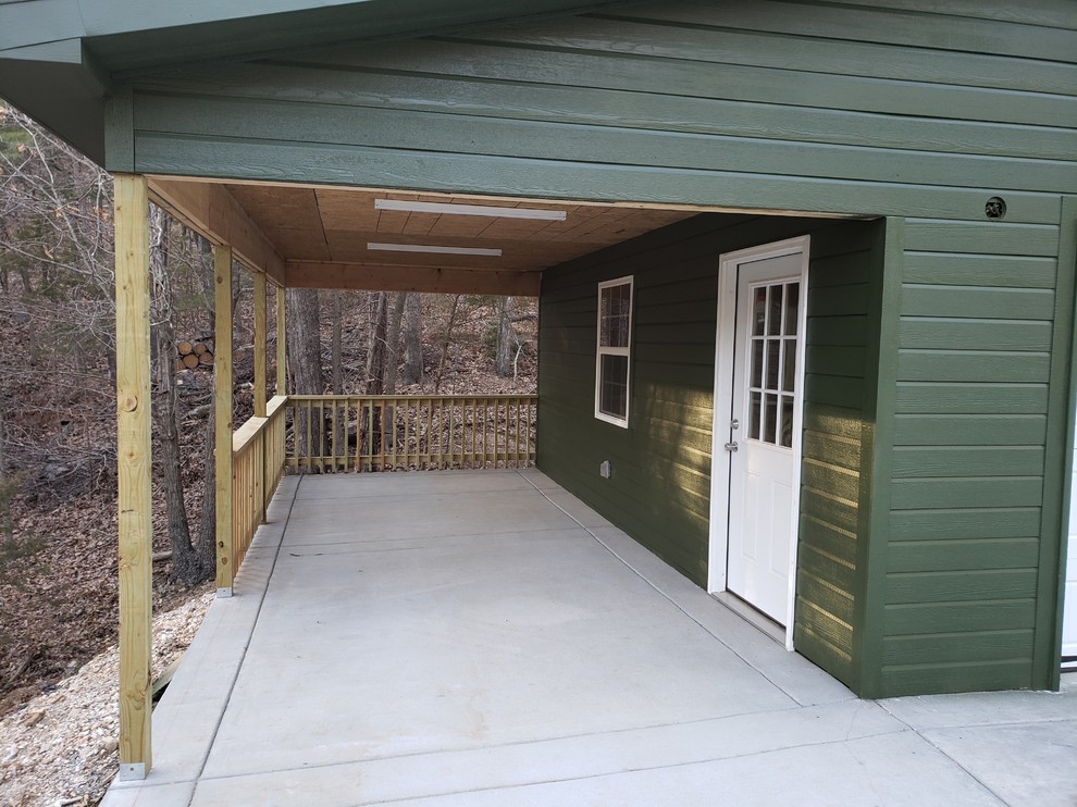 Two Car Garage with carport - Garage - Other - by Bare Root Contracting | Houzz