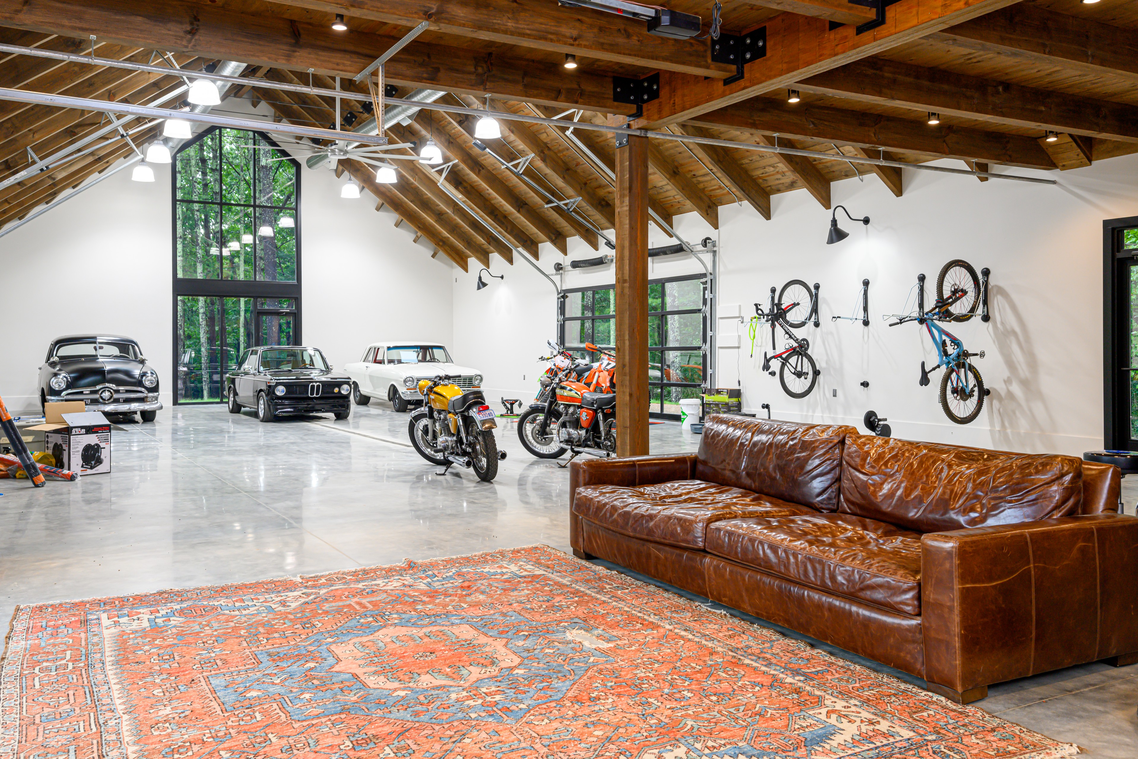 Interior Barn Loft Garage Prefab Garages With Lofts | Attic MaxiBarn