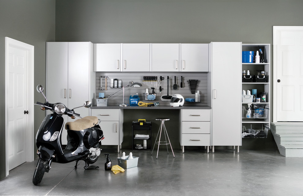 Workshop with Wow Factor - Contemporary - Garage - Boston | Houzz