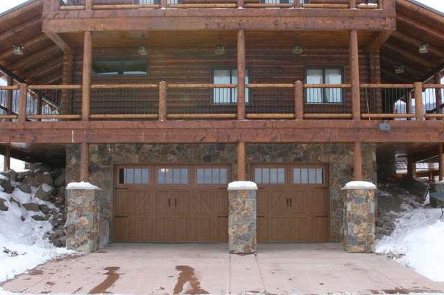 Zech Cabin - Montagne - Garage - Denver - par Extreme Log Homes | Houzz