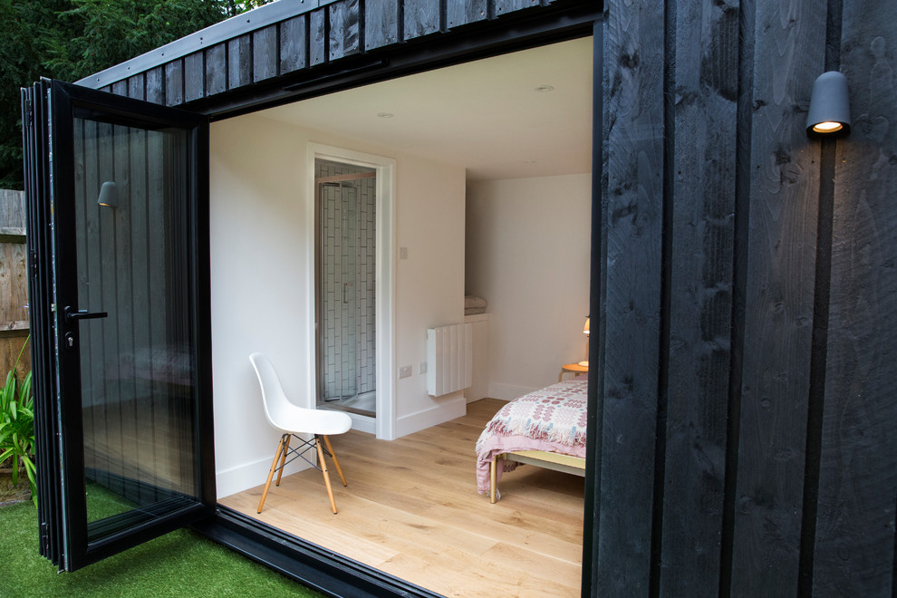 Brixton, bedroom annex with shower room - Contemporary - Garden Shed ...