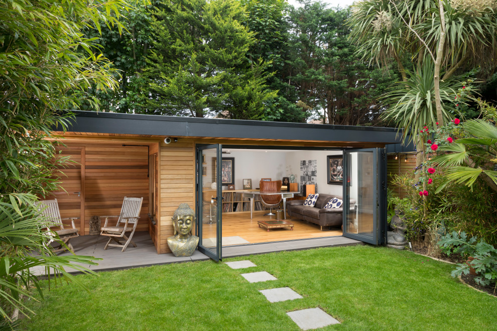 Buddha lounge - Garden room - Contemporary - Shed - Surrey - by Into ...