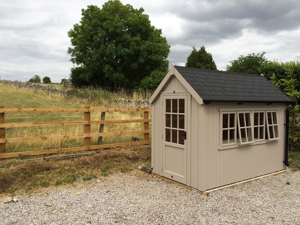 Classic Cosy Shed 10'x5' in Elephant Grey - delivered and assembled ...