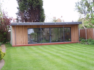 garden gym - Modern - Shed - Essex - by in and out design | Houzz