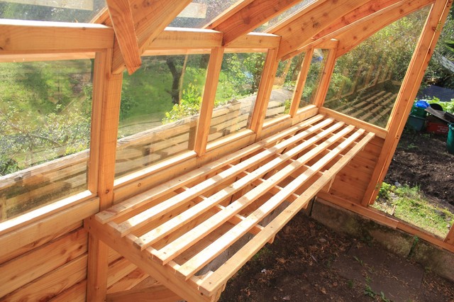 Larch Greenhouse - Country - Garden Shed and Building - Devon - by ...