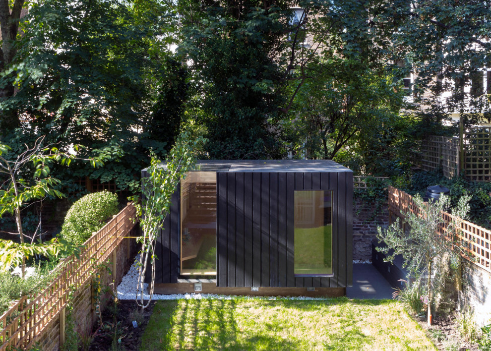 Neil Dusheiko creates 'Shadow Shed' using Shou Sugi Ban cladding in ...