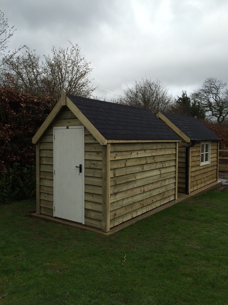 Traditional Cosy Shed - assembled and complete - Traditional - Shed ...