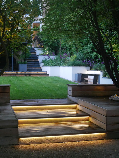 A Large Contemporary Garden - Asian - Garden - London - by Silva ...
