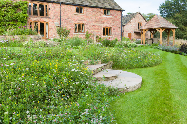 A Rural Garden in Woodford - Country - Garden - Cheshire - by Blue ...