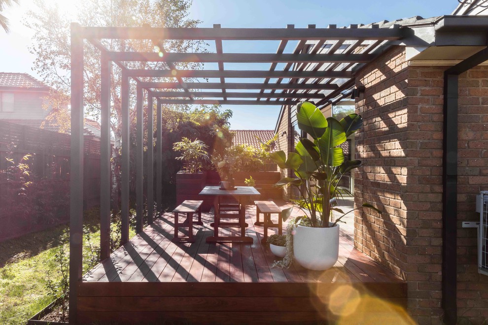 Alfresco dining & open pergola - Modern - Landscape - Melbourne - by HX ...