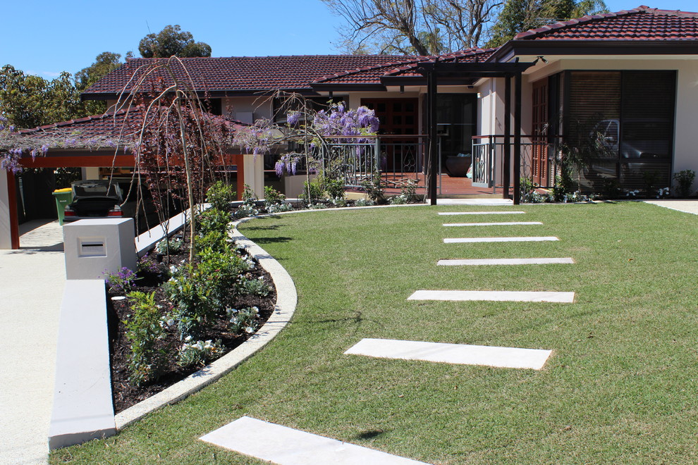 Ardross Garden-Front AFTER - Traditional - Landscape - Perth - by ...