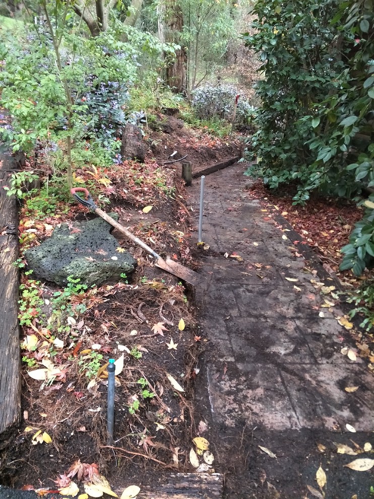Belgrave Low Garden Retaining Wall Coldstream Rock - Traditional ...
