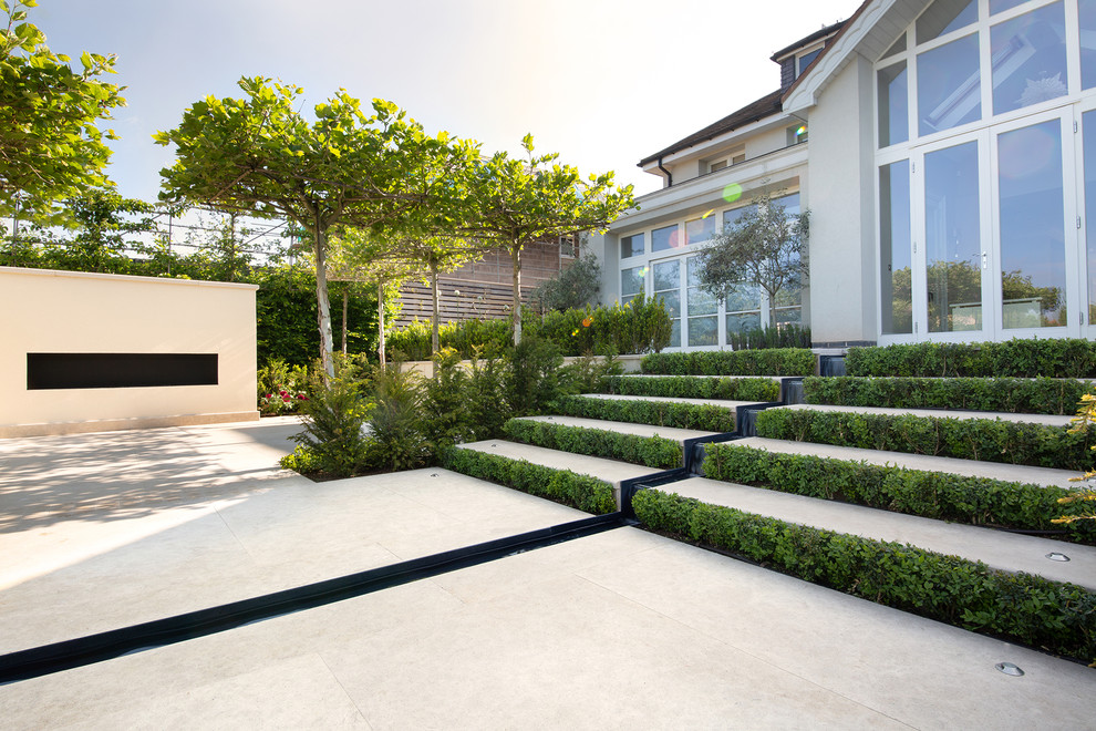 Bespoke Landscaping: Dijon Limestone Pavers & Steps - Contemporary ...