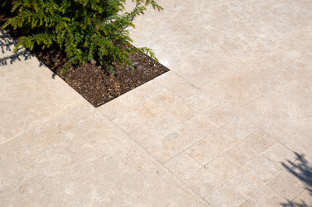 Bespoke Landscaping: Dijon Limestone Pavers & Steps - Contemporary ...