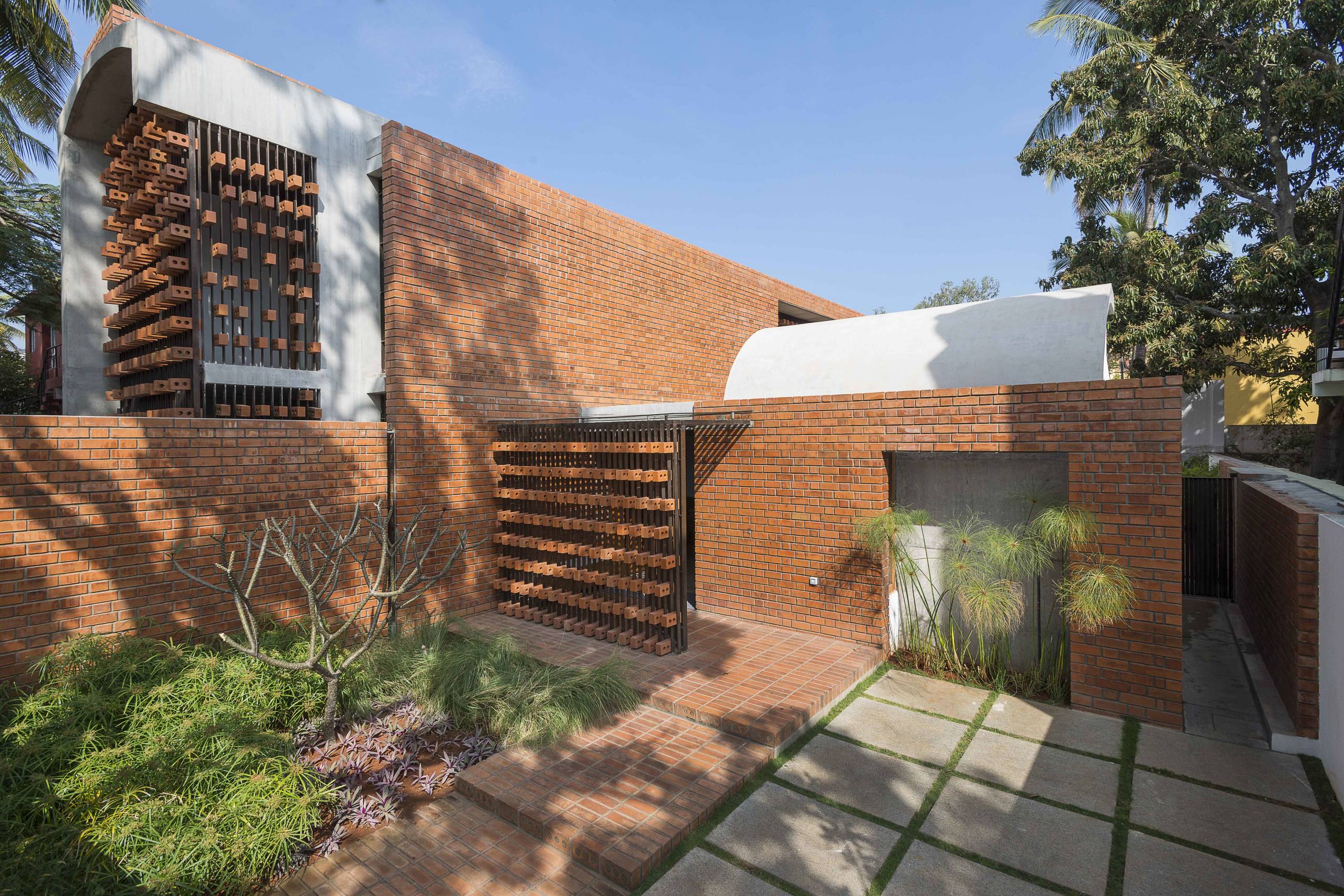 6 Contemporary Indian Homes With Brick Facades