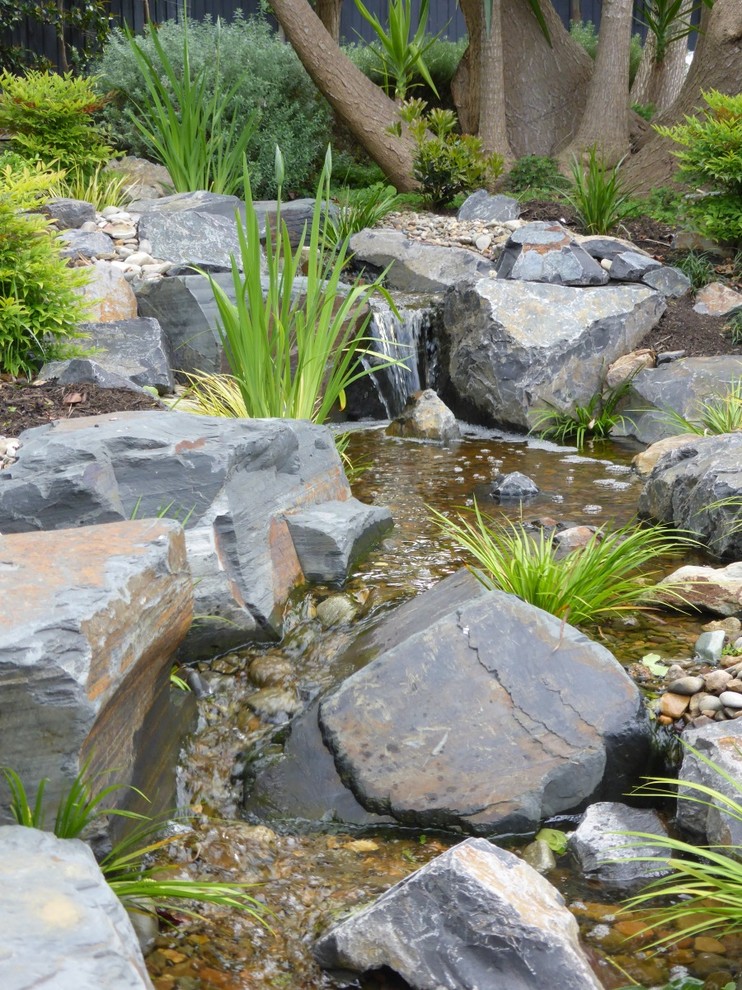 Camberwell Japanese garden stream - Asian - Landscape - Other - by Ben ...
