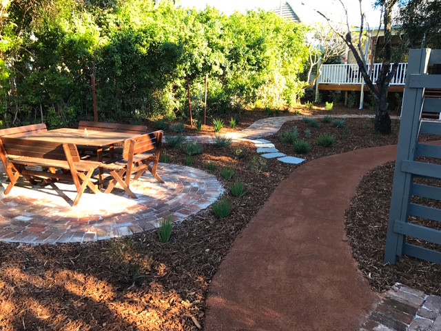 Compacted Gravel Path Through Native Garden - Rustic - Garden - Perth ...