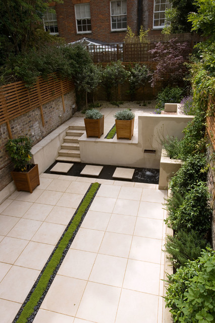 Contemporary Architectural Garden - Contemporary - Garden - London - by ...