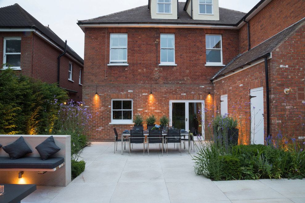 Contemporary Living, Contemporary Garden and Courtyard - Traditional ...