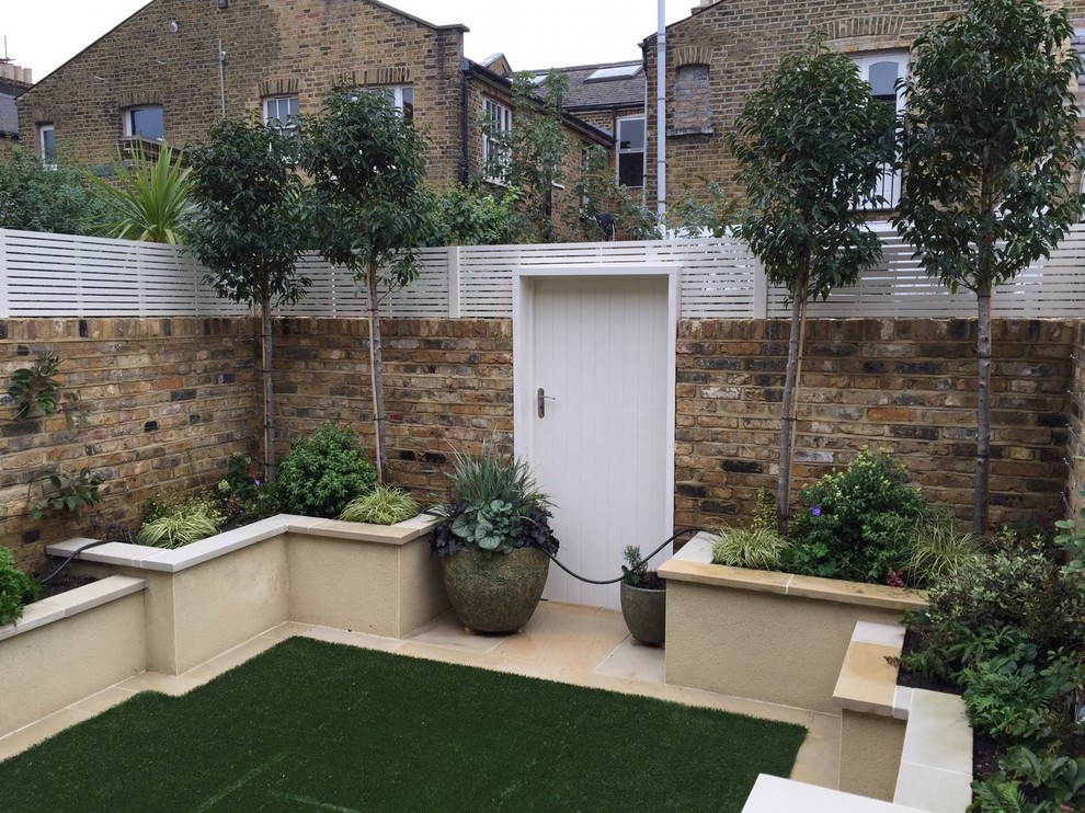 Contemporary urban garden - Small - Barnes, SW London - Contemporary ...
