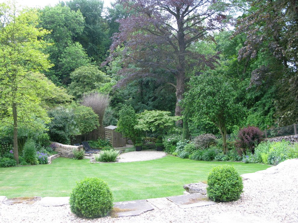 Cotswold Dry Stone Walled Garden - Contemporary - Landscape ...