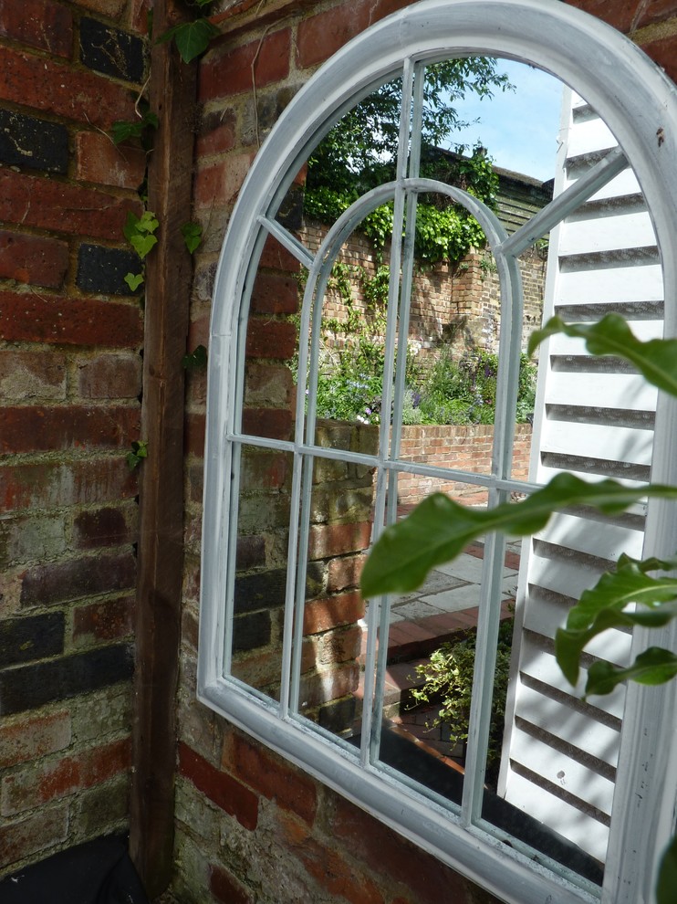 Courtyard of period cottage, Rye - Traditional - Landscape - Sussex ...