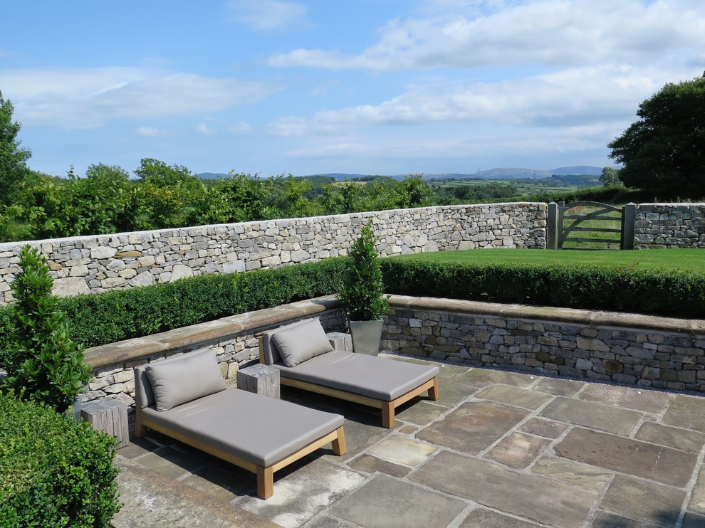 Dry Stone Walled Garden - Traditional - Garden - West Midlands - by ...