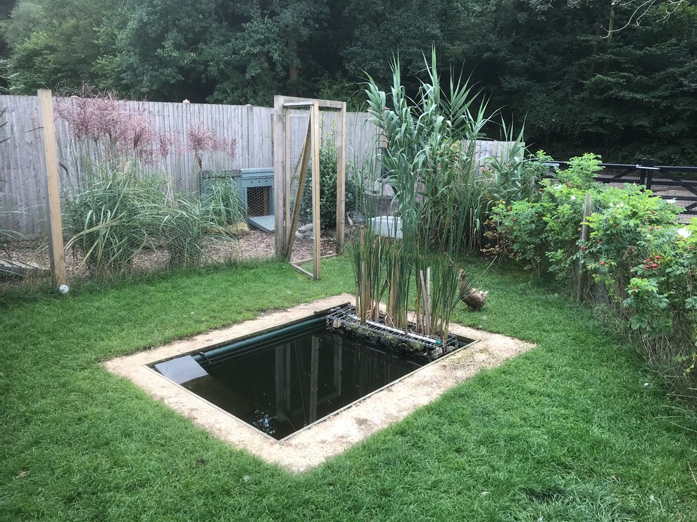 Duck pond enclosure - Farmhouse - Landscape - Hampshire - by Roeder ...