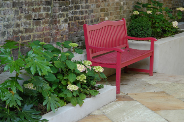 Ealing Garden with levels - Garden - London - by Breeze Garden Design ...