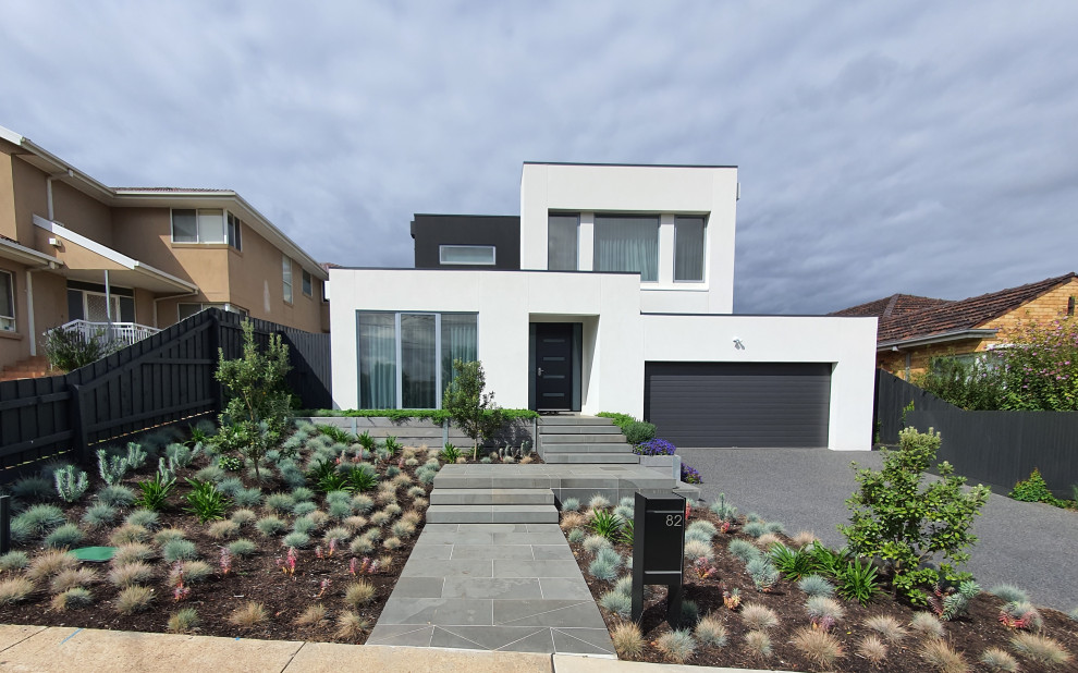 Essendon Front Landscape - Modern - Landscape - Melbourne - by ...
