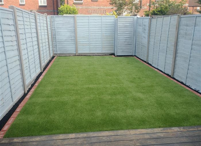 Fitting artificial grass - Contemporary - Garden - Other - by Daniel ...