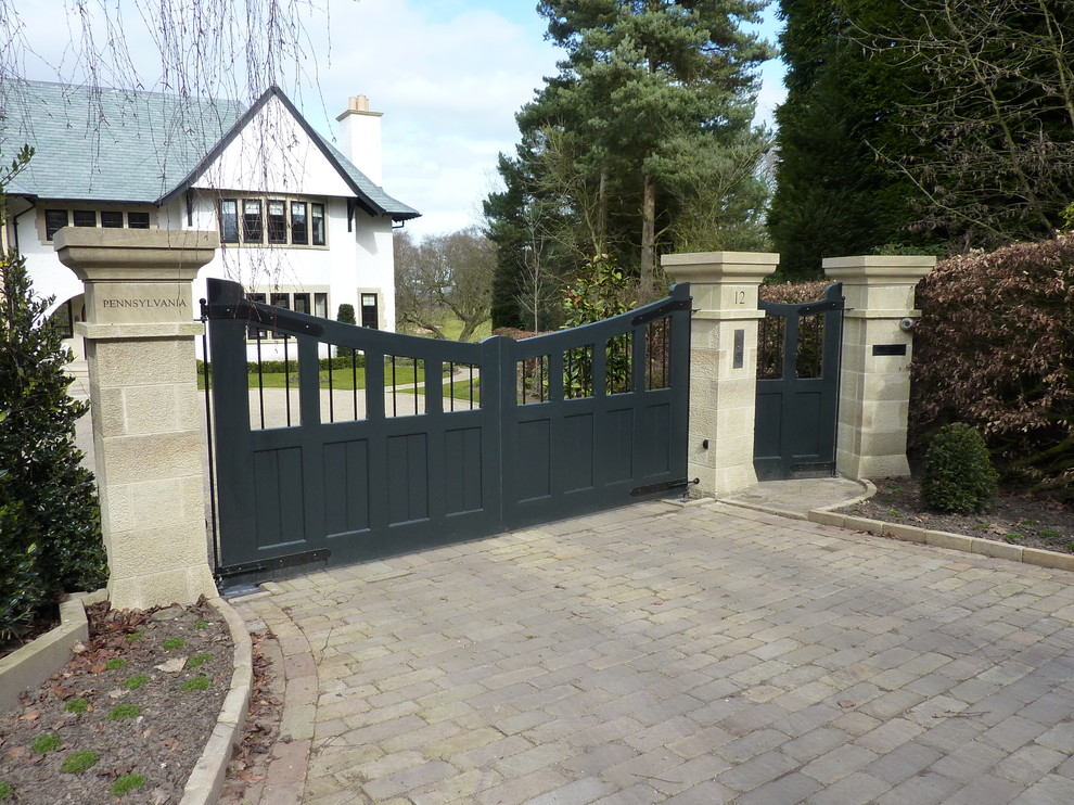 Gates designed by Barnes Walker Landscape Architects, Manchester ...