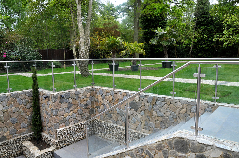 Glass staircase - Modern - Landscape - London - by Elite Metalcraft Co ...