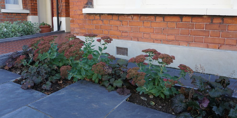 Grey Slate Front Garden - Traditional - Landscape - London - by Fenton ...