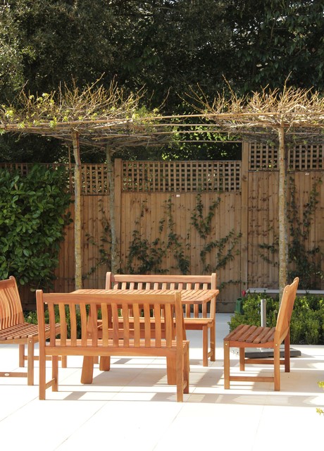 Luxury New Build Garden Design in Harpenden - Contemporary - Patio ...
