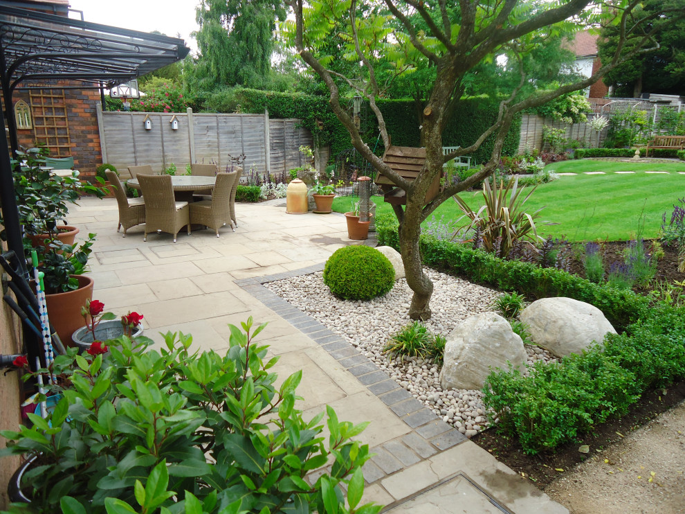 Medium town garden - Traditional - Landscape - West Midlands - by ...
