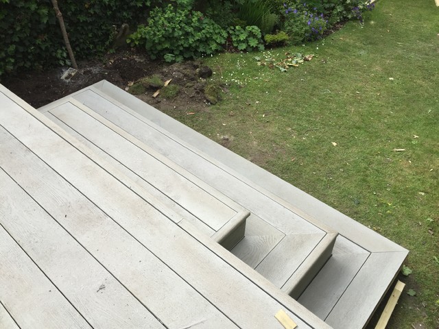 Millboard Decking with Graded Steps - Modern - Garten - Hampshire - von ...