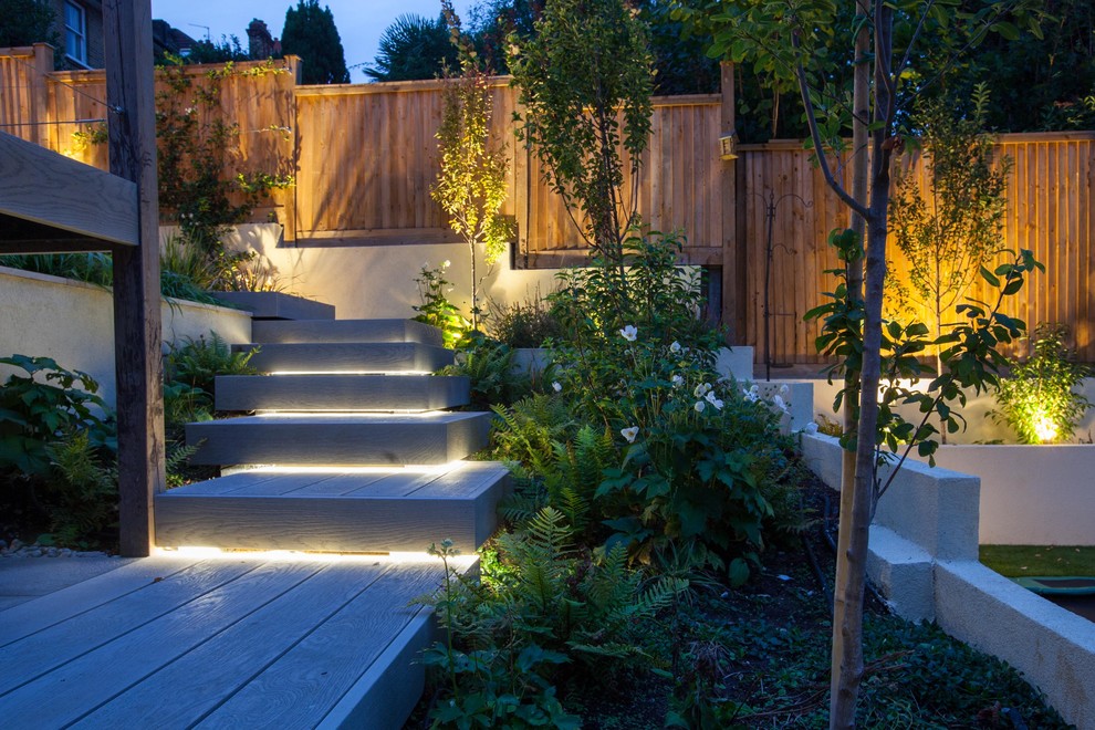 Multi-level garden - Contemporary - Garden - Hampshire - by Simon ...