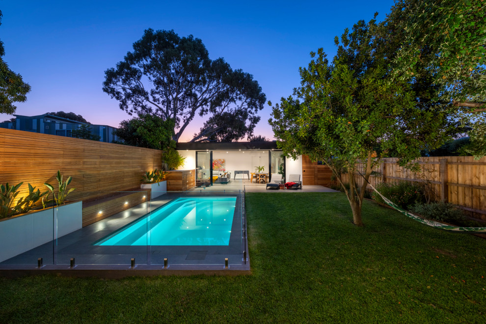 Newport pool house - Contemporary - Landscape - Melbourne - by Pasco ...