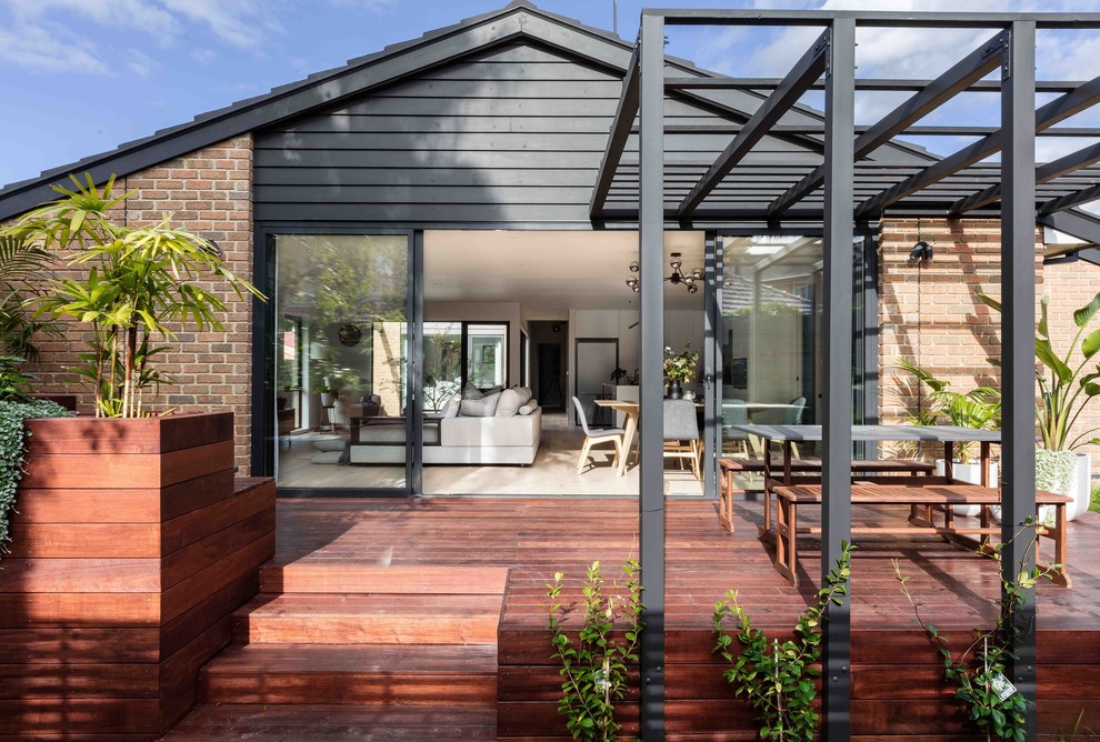 Open pergola - alfresco dining & seating - Modern - Garden - Melbourne ...