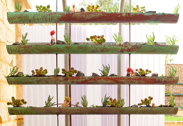 outdoor shower screen - Contemporain - Jardin - Perth - par sustainable ...