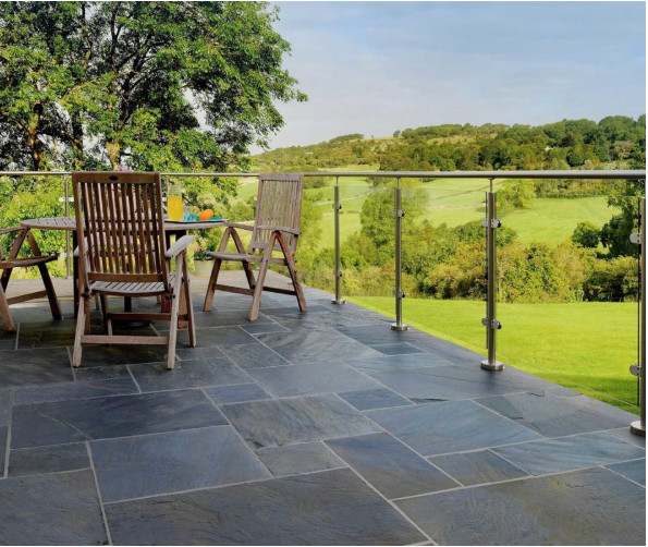 Patio Balustrade - Modern - Landscape - West Midlands - by Pink Sand ...