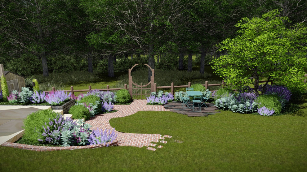 Project | Woodland Edge - Farmhouse - Landscape - Other - by flaura | Houzz